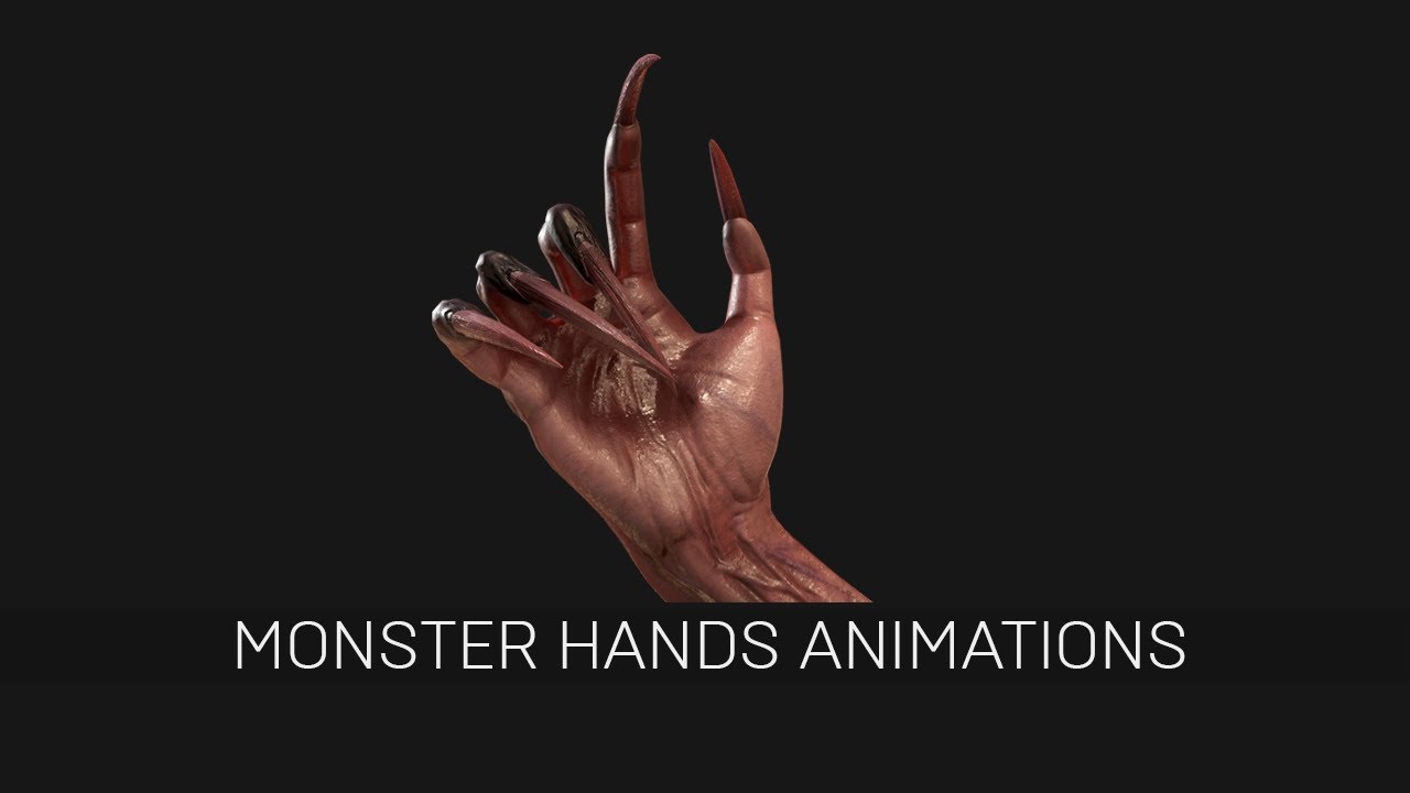 Monster Hands Animations - YouTube