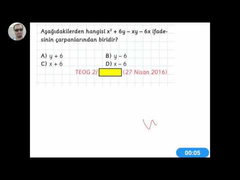 Özdeşlikler Teog Soru Çözümü -2
