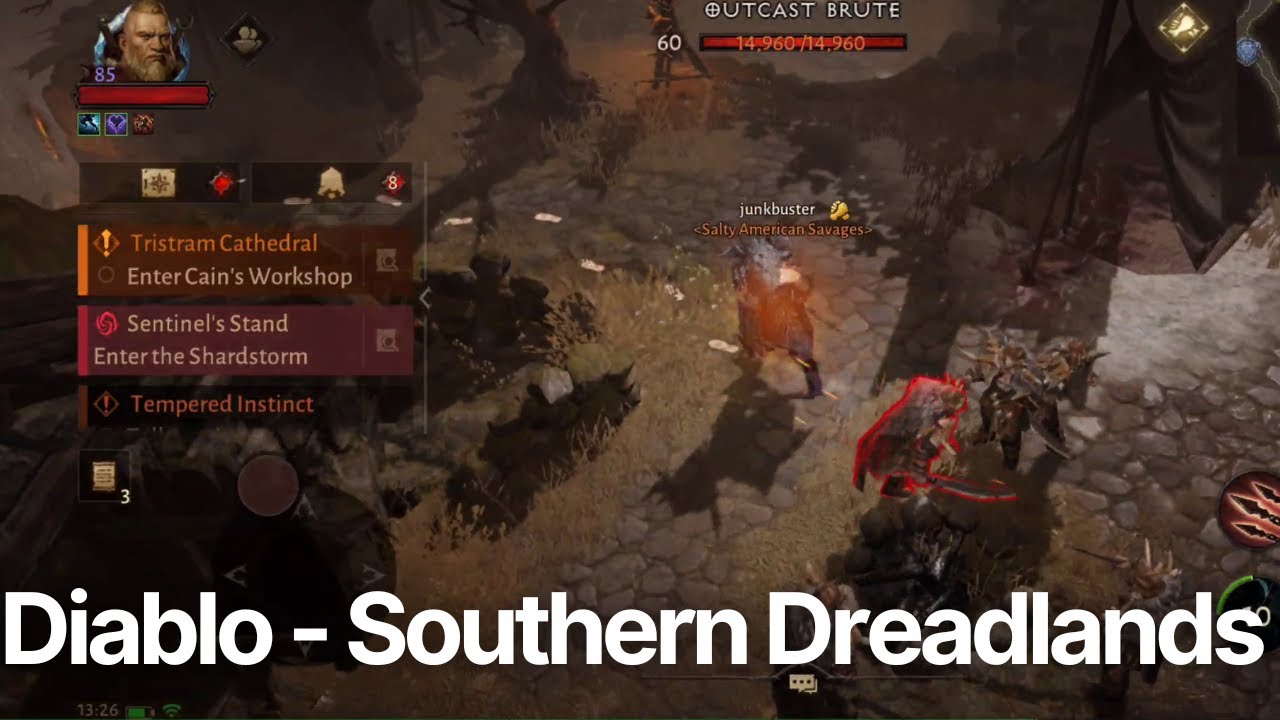 DIABLO IMMORTAL | How to clear Southern Dreadlands| Mobile IOS/ANDROID ...