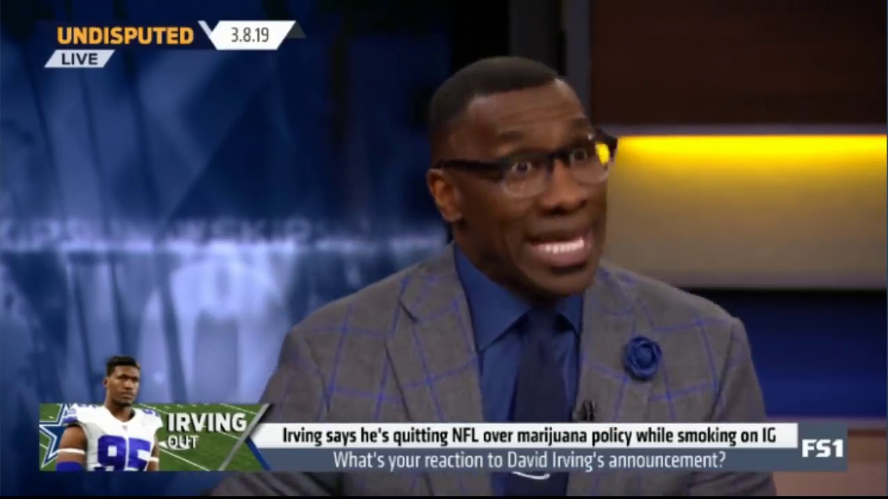 Shannon STUNNED Irving says he's quitting NFL over marijuana policy ...