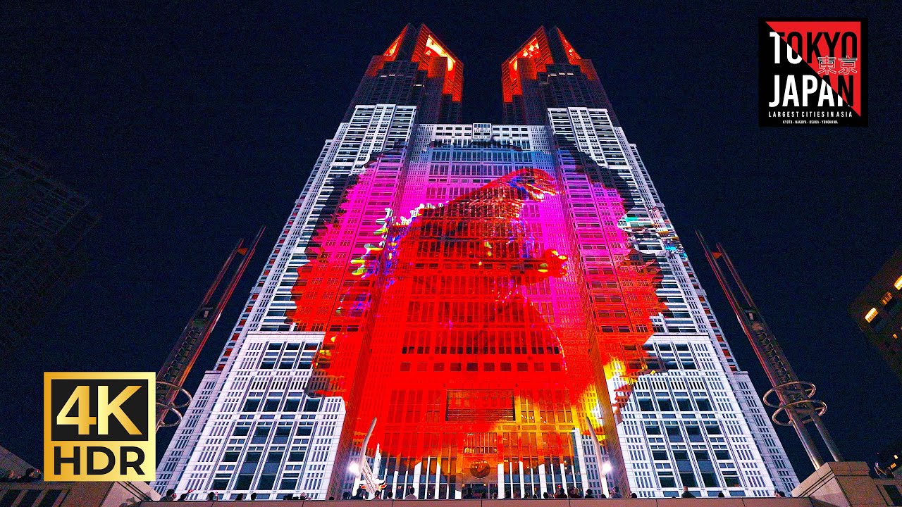 [ Tokyo | Japan🇯🇵 ] GODZILLA : Attack On Tokyo -TOKYO Night & Light ...