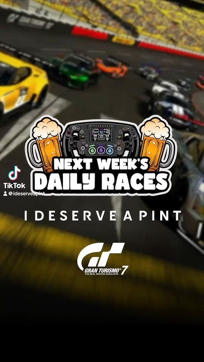 GT7 Week 39: Next week's Daily Races! - YouTube