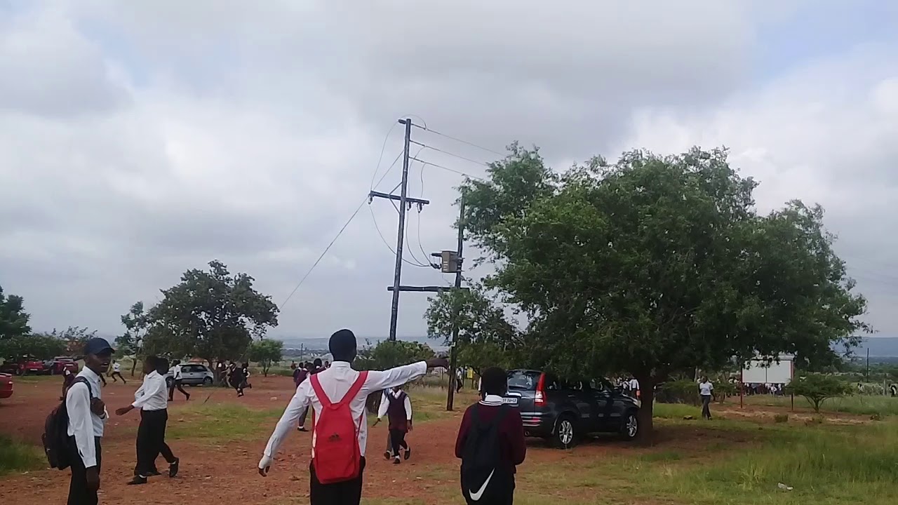 Breaking news LETHABONG Senior Secondary school striking for toilet ...