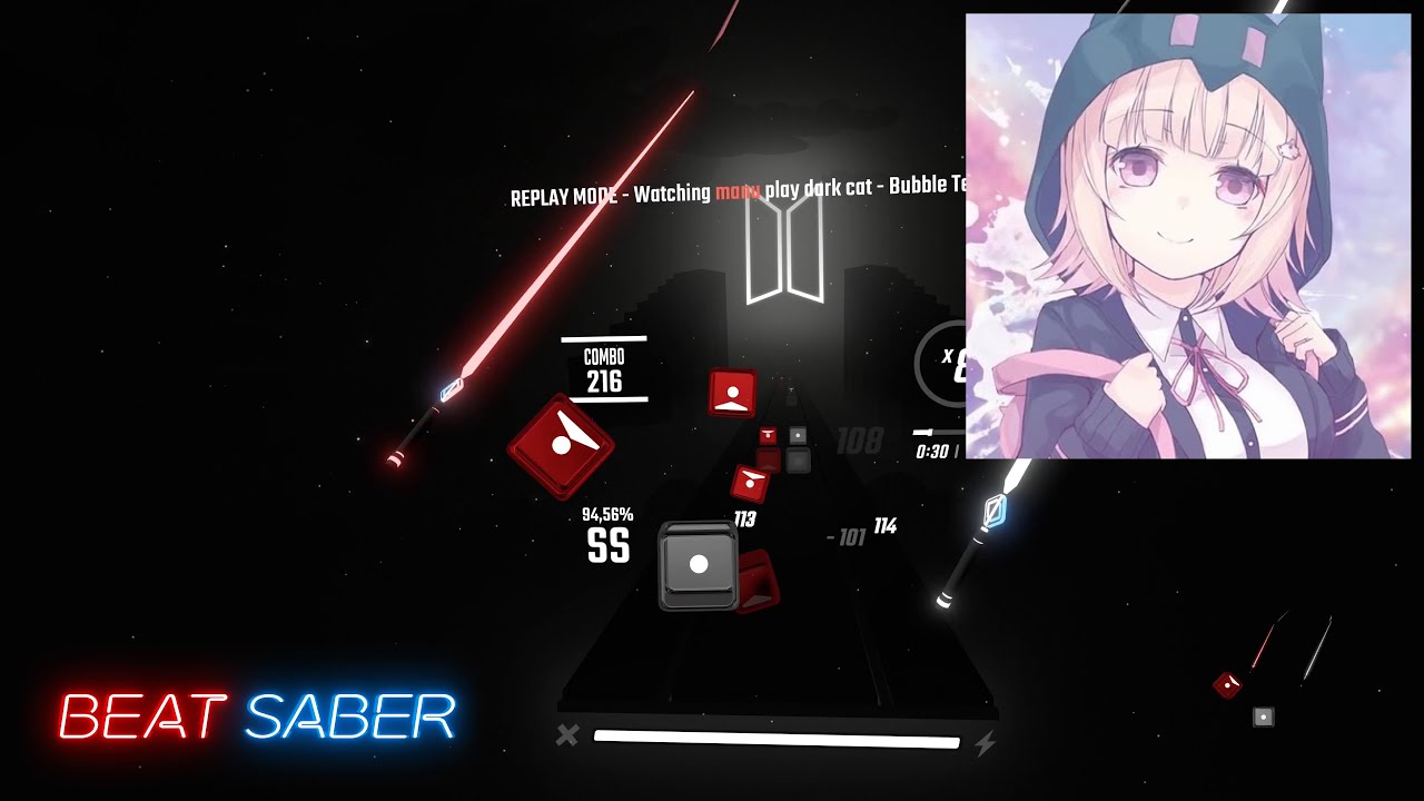 dark cat - Bubble Tea (Sped Up Ver.) [Expert] | Beat Saber - YouTube
