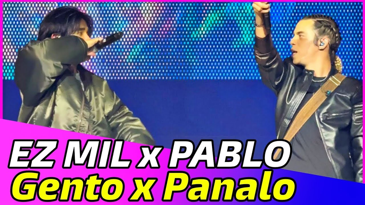 PABLO x EZ MIL FIRE UP THE STAGE with GENTO and PANALO collab! / AKON ...