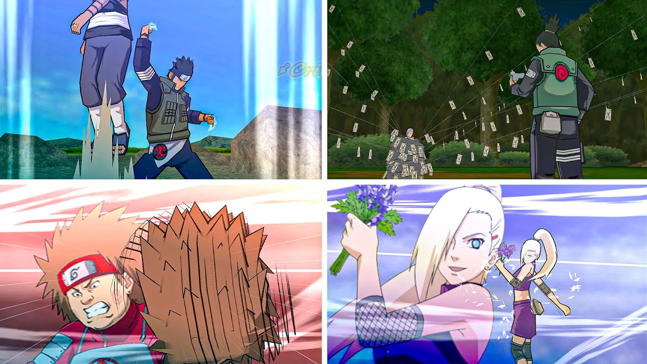 Team 10 All Jutsu & Ultimate Jutsu - Naruto Ultimate Ninja Heroes 3 ...