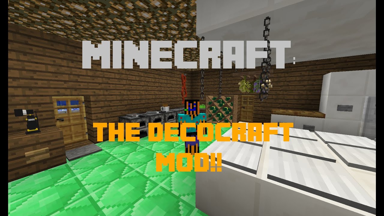 Minecraft mod showcase: Decocraft Mod!! - YouTube