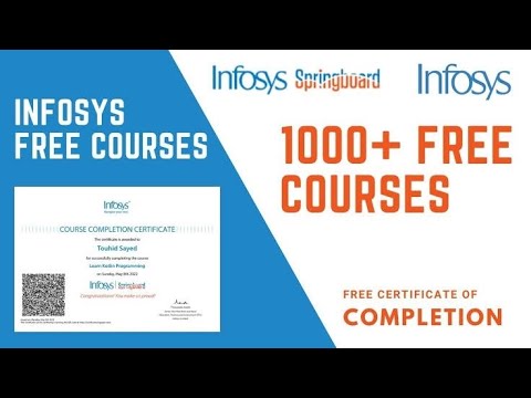 Infosys Free Certificate Courses in Tamil @mr.tamil_coder 🤑🤑 - YouTube