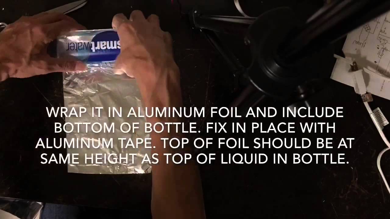 Making a Salt Water Capacitor - YouTube