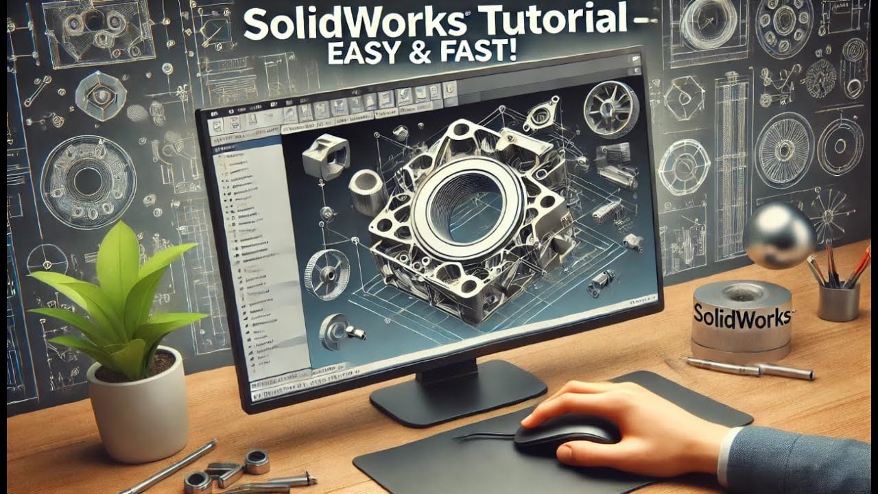 Tutorial Modeling 3D Part SolidWork Dengan Cepat - Pemula Wajib Coba!!! - YouTube