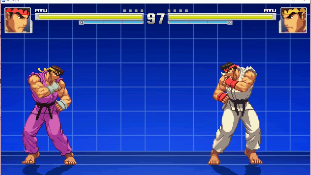 M.U.G.E.N Previews - Ryu (New Gameplay Style) - YouTube