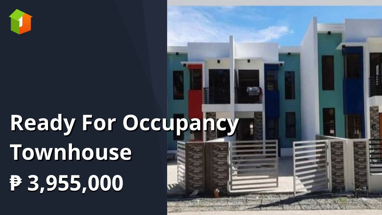 Ready For Occupancy Townhouse - YouTube