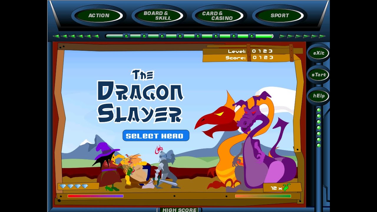 Dragon Slayer - 303 Games Collection - YouTube