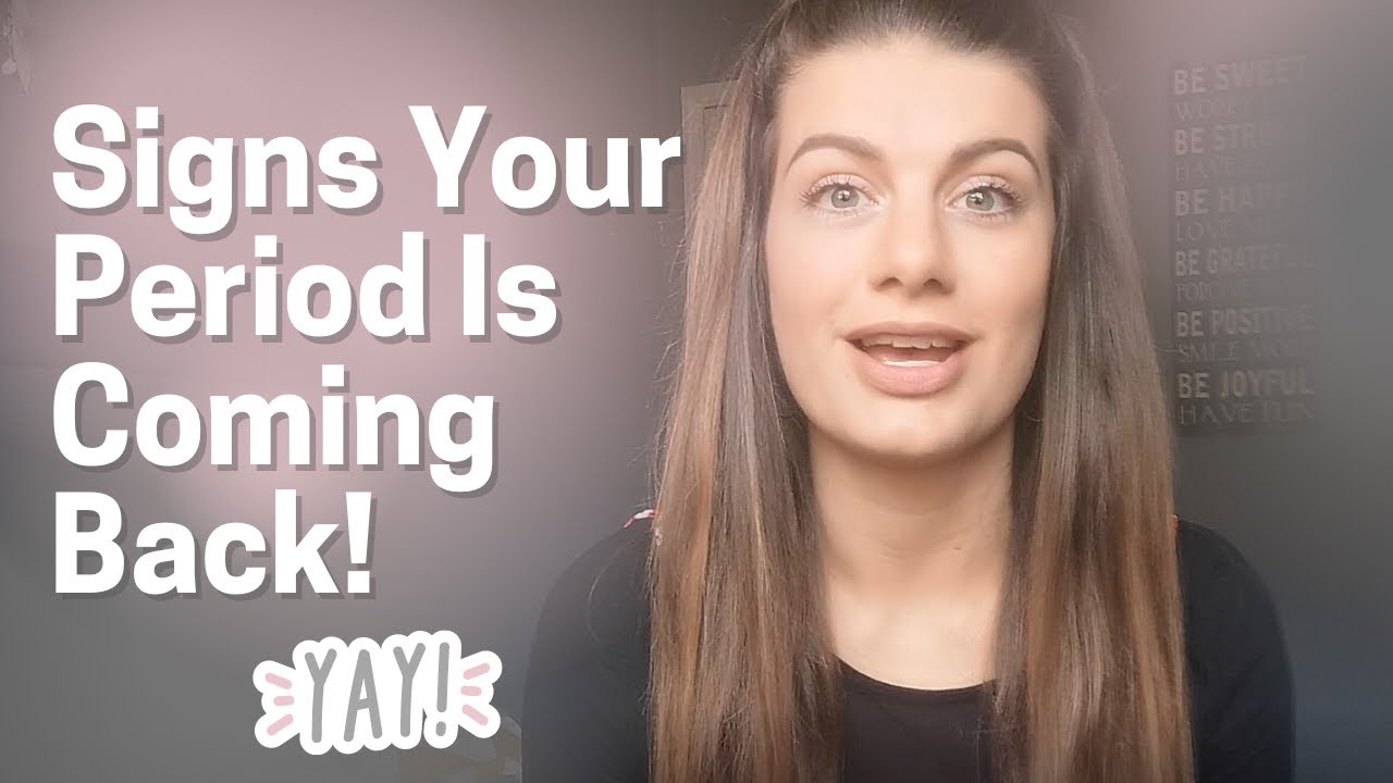 Signs Your Period Is Coming Back! - Amenorrhea Recovery💜 - YouTube