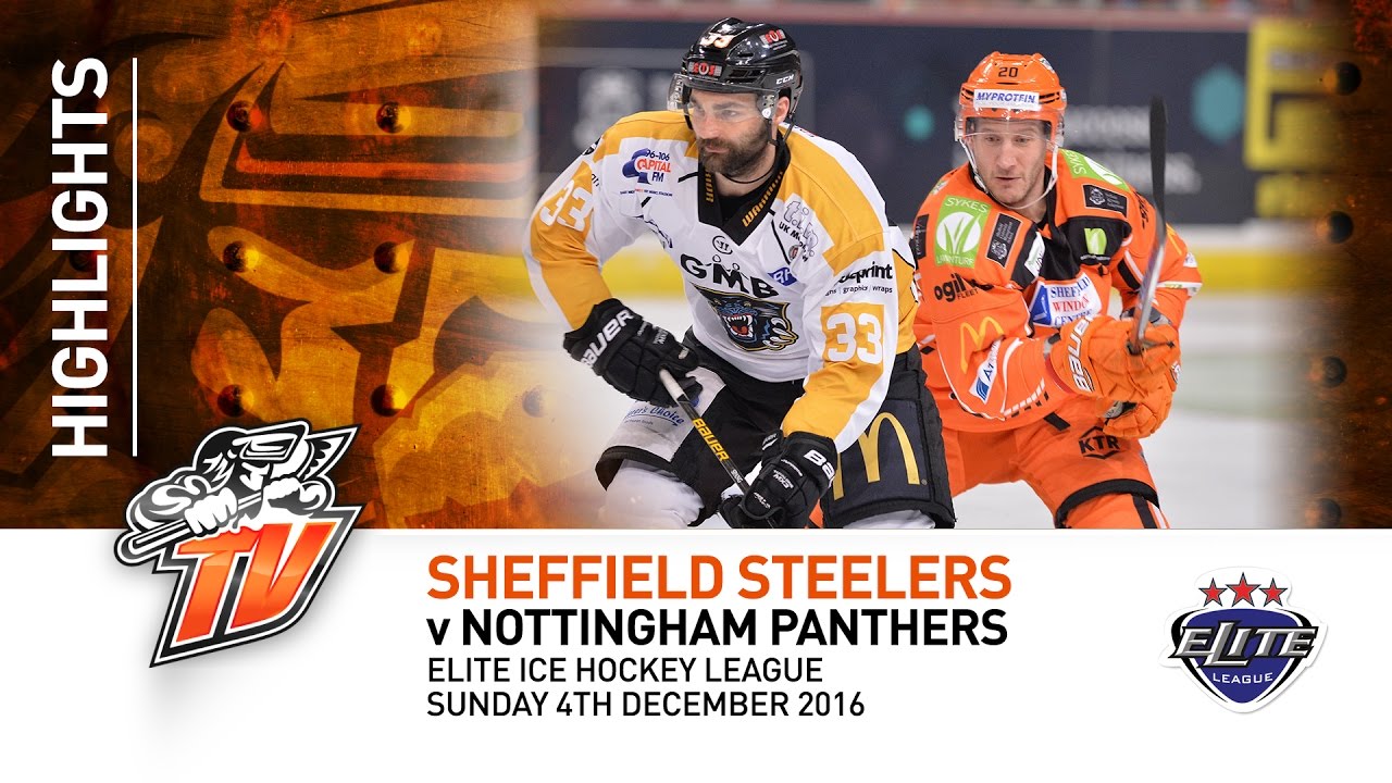 Sheffield Steelers v Nottingham Panthers - EIHL - Sunday 4th December ...