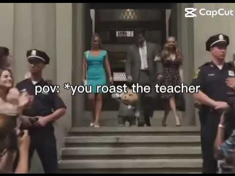When you roast the teacher the next day - YouTube