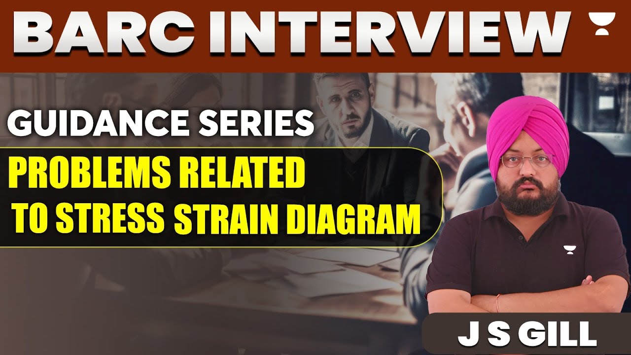 BARC Interview Guidance Series | Problems related to Stress - Strain ...