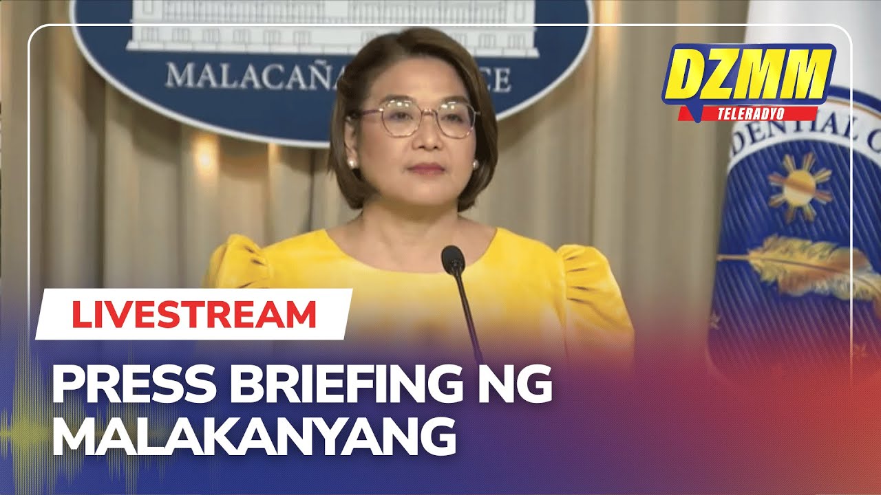 LIVE: Palace holds press briefing | DZMM Teleradyo (29 August 2025 ...