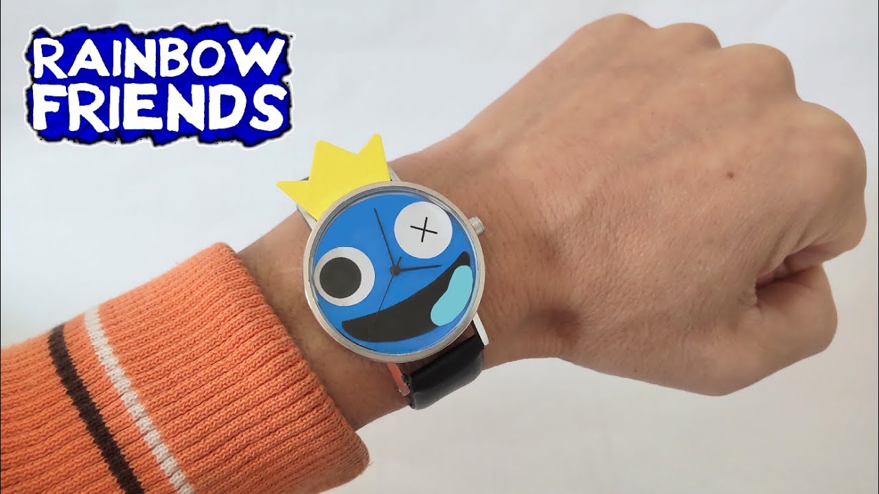 Rainbow Friends But Customizing watch😊Rainbow Friends Blue in Real Life ...