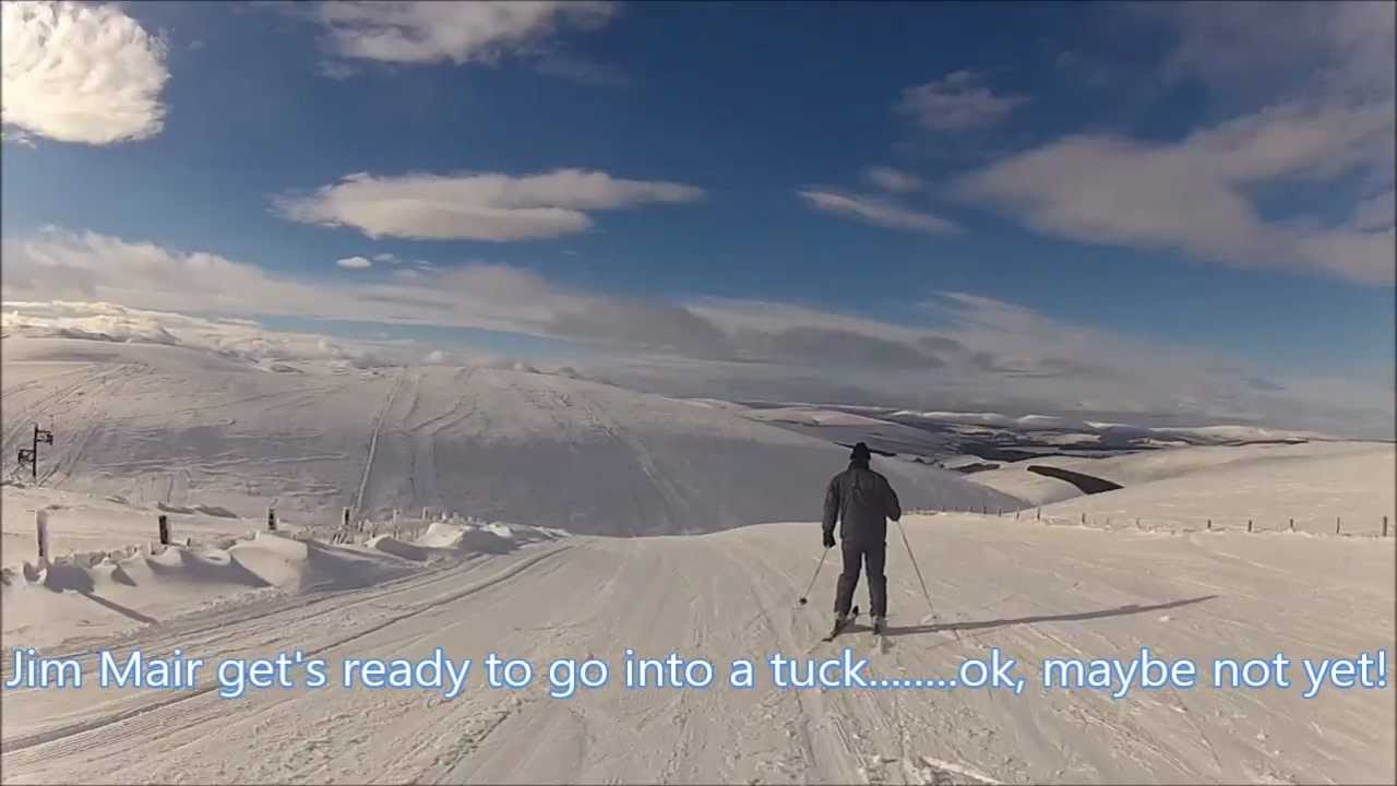 Lecht Ski Centre - Another run down the Buzzard - YouTube