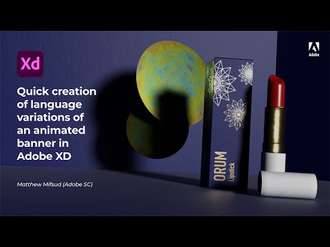 Create Language Variations using Adobe XD - YouTube