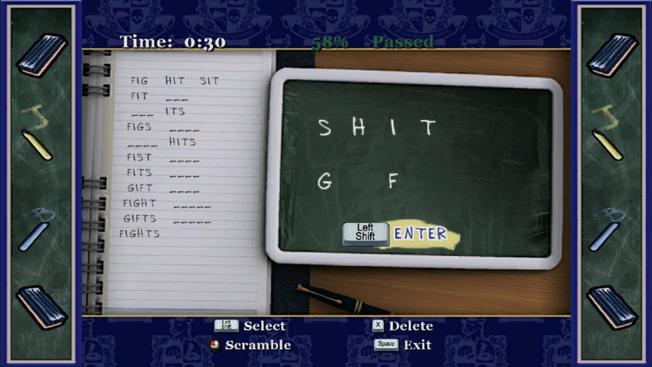 Bully - Typing "shit" in English class - YouTube