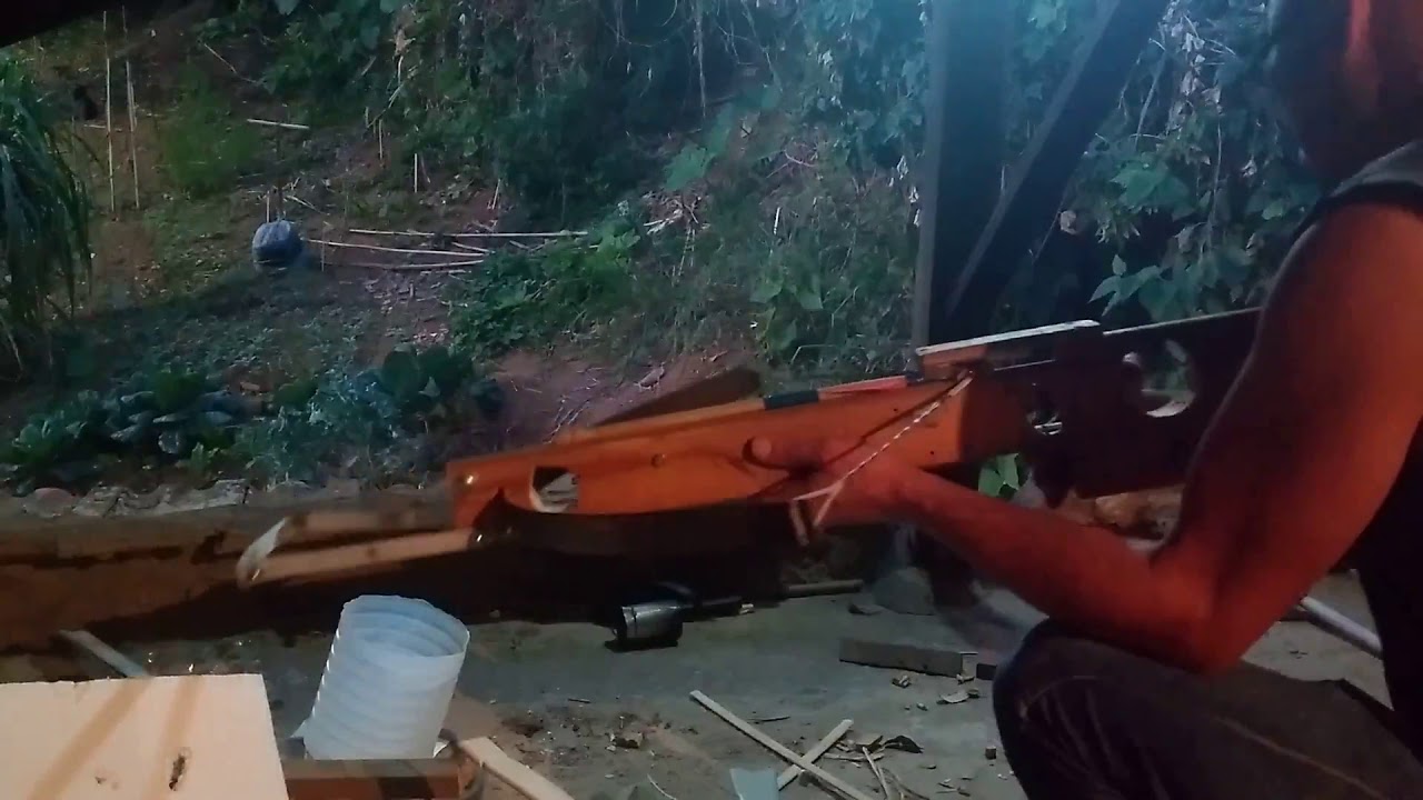 BALESTRA CASEIRA MOLA DE KOMBI E MADEIRA DE CAMA RECICLADA - - YouTube