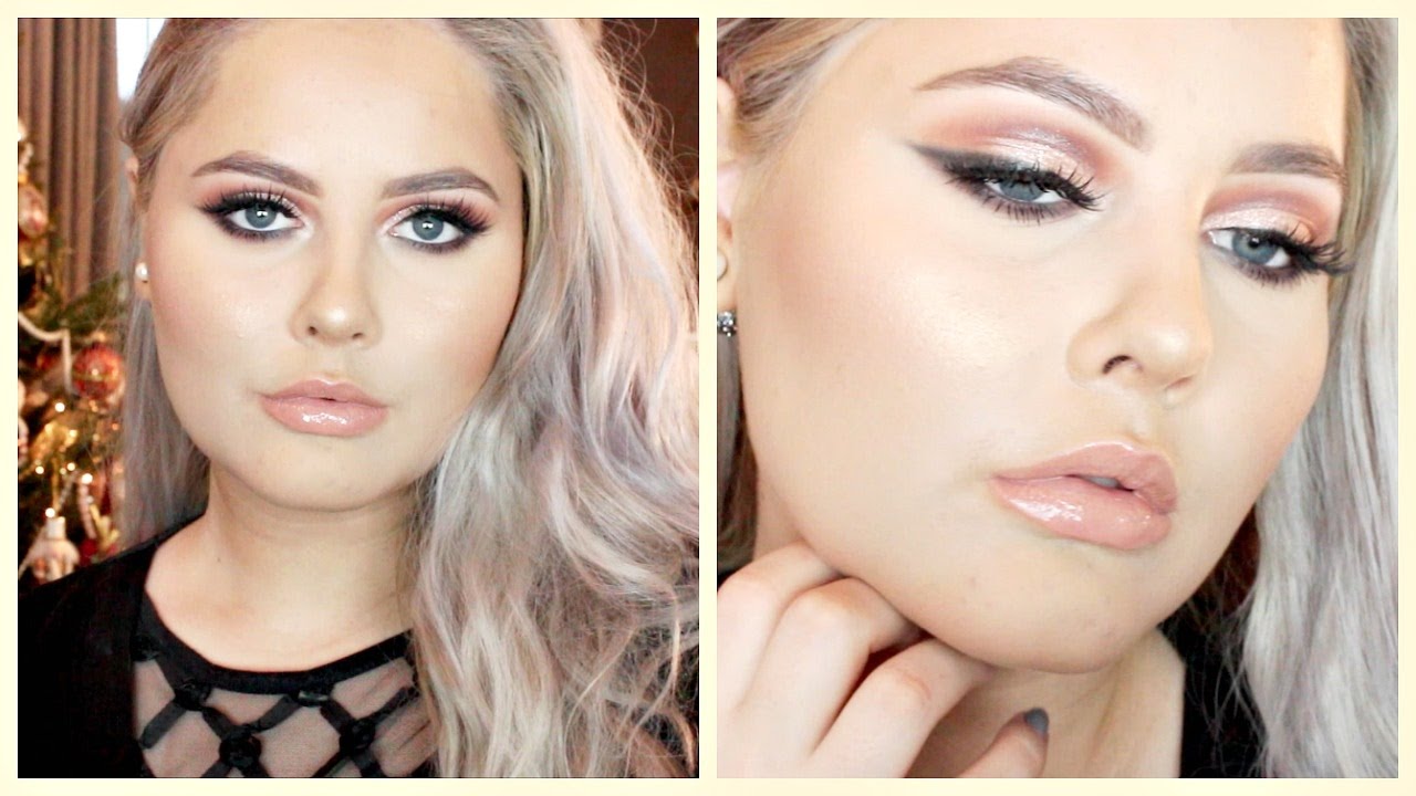FULL COVERAGE GLAM - NYE Makeup Tutorial - Sanne Skar - YouTube