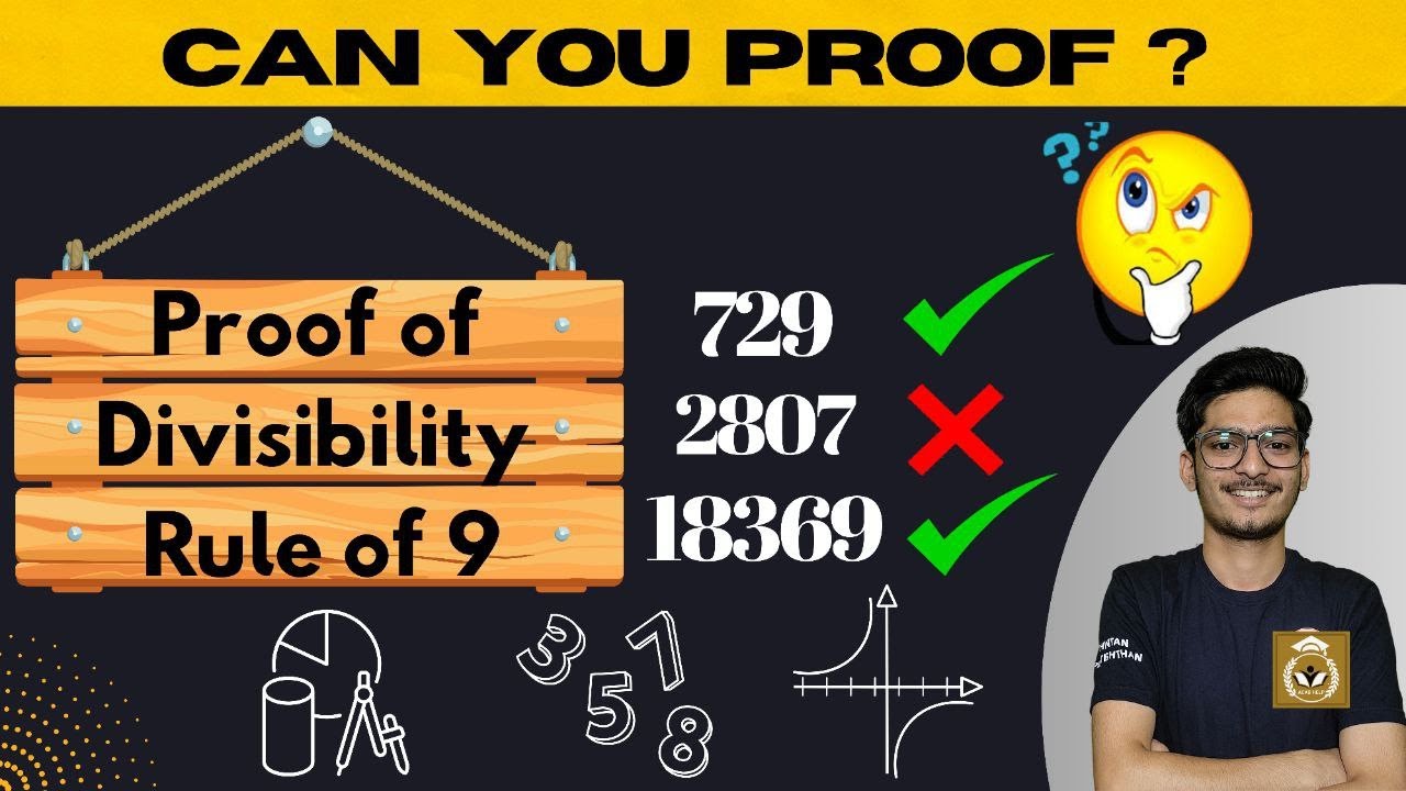 Divisibility rule of 9 | by Aman sir - YouTube