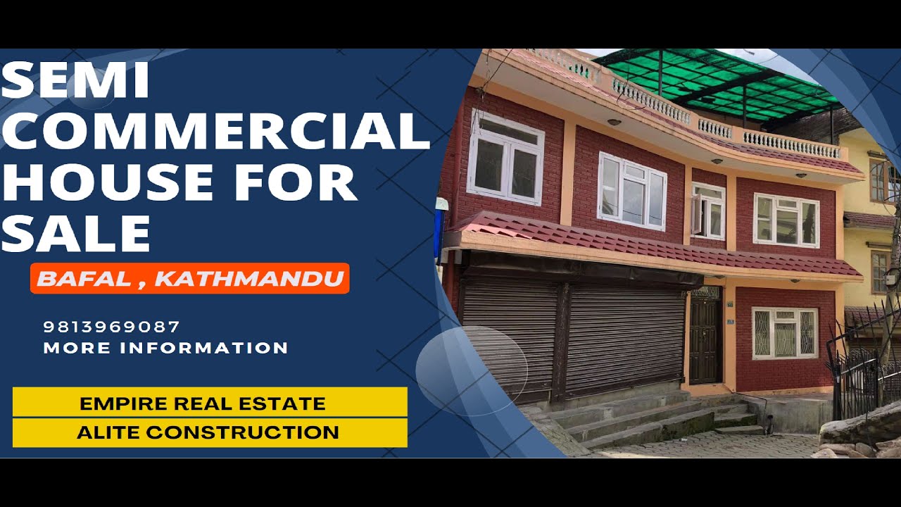 Semi Commercial house for sale at Bafal || बाफलमा सेमी कमर्सियल घर ...