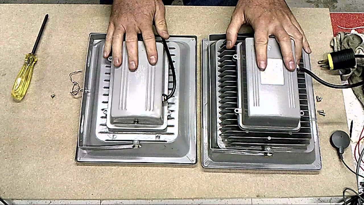 LED Flood Light Teardown - YouTube