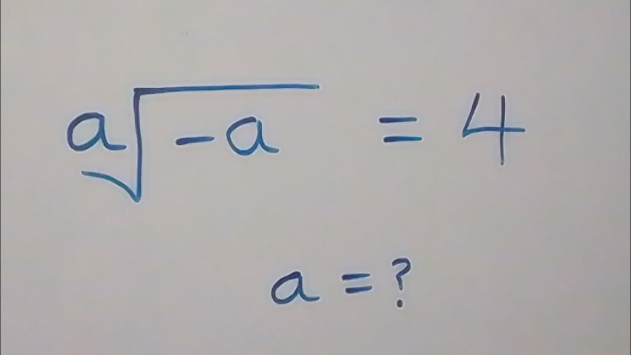 Math Olympiad Algebra Problem | Two ways to solve this!! - YouTube