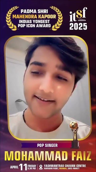 proud for him ️🥹 @mohammad.faiz_official #faizkistrongestarmy#love #award - YouTube