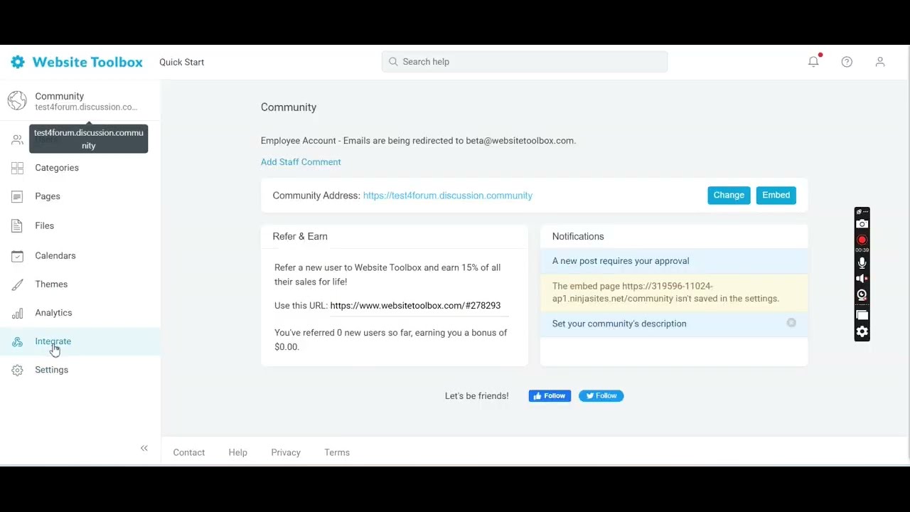 Embed A Community Into Your ClickFunnels Website - YouTube
