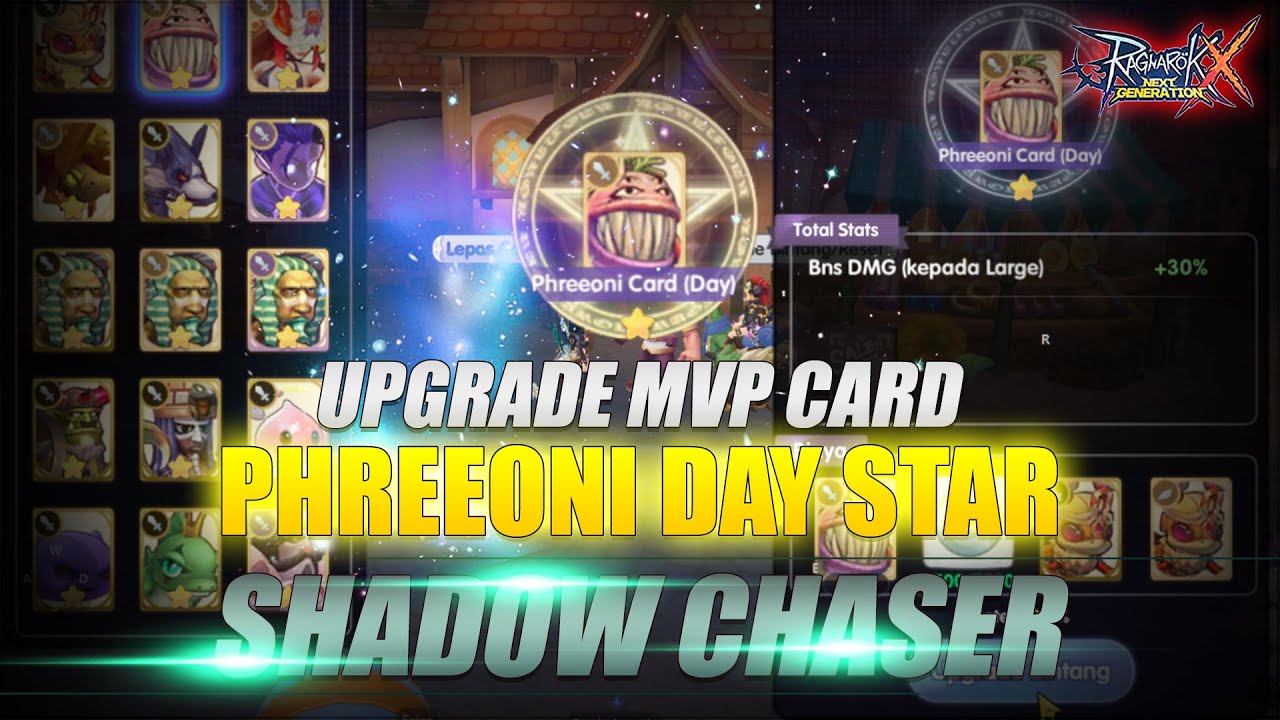 Upgrade MVP Card Phreeoni Day Star⭐| Chance only 50% - YouTube