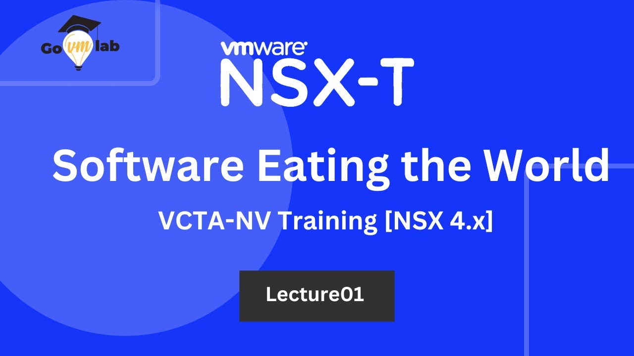 VMware NSX 4.x Training | Lecture No.1 | The Shocking Truth about How ...
