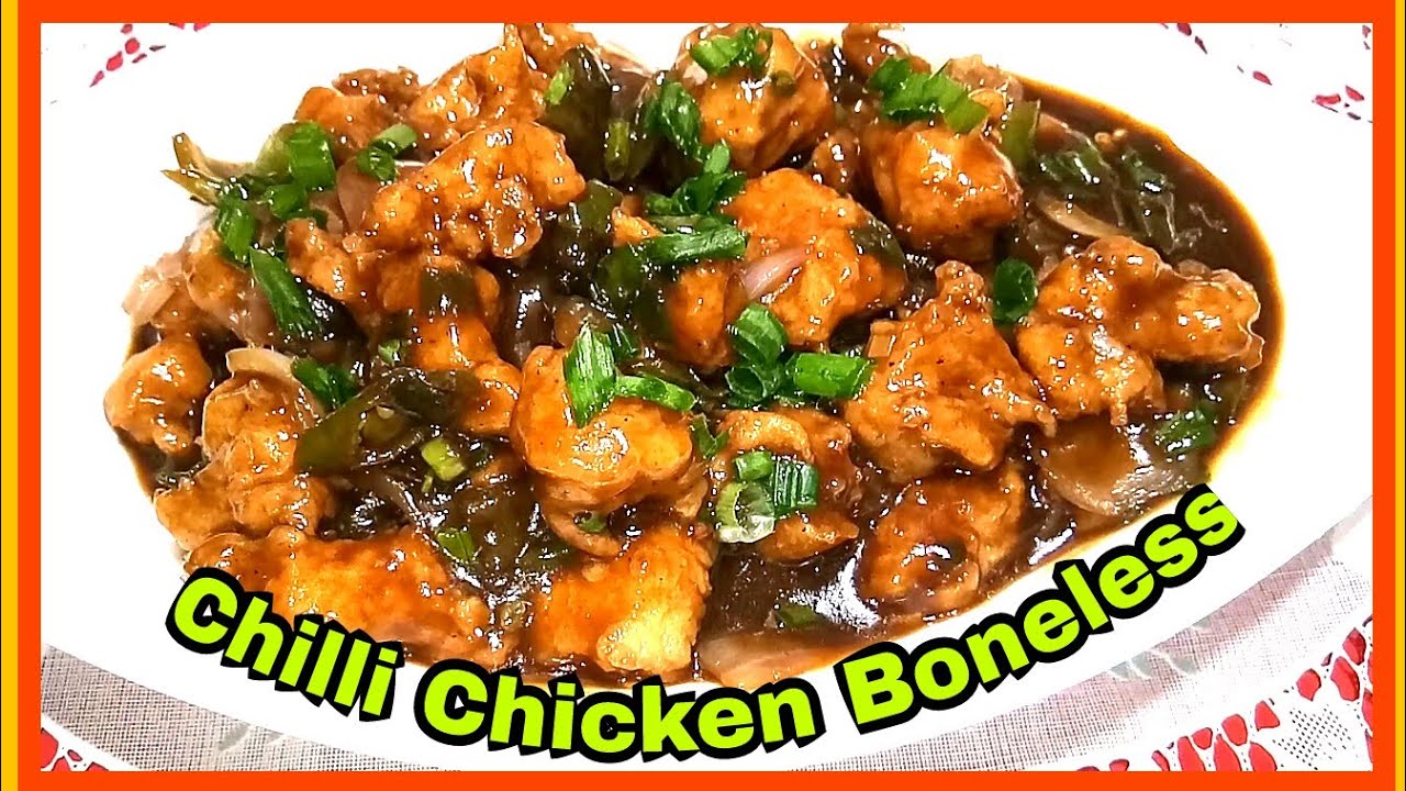 घर में बनाए होटल जैसा टेस्टी चिली चिकन - Restaurant Style Chilli ...