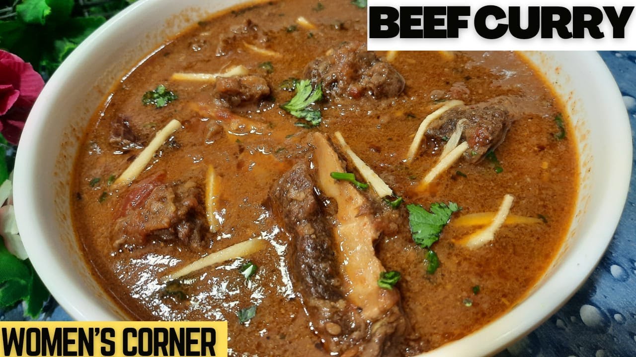 Easy Beef Curry Recipe | How to make Beef Curry Recipe in Pressure ...