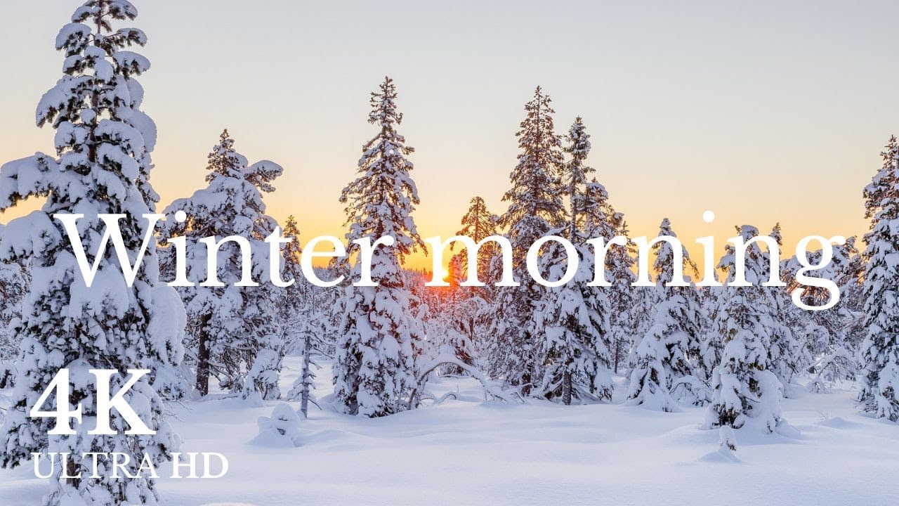 morning winter relaxing calming music ☸ strong positive energy wake up ...