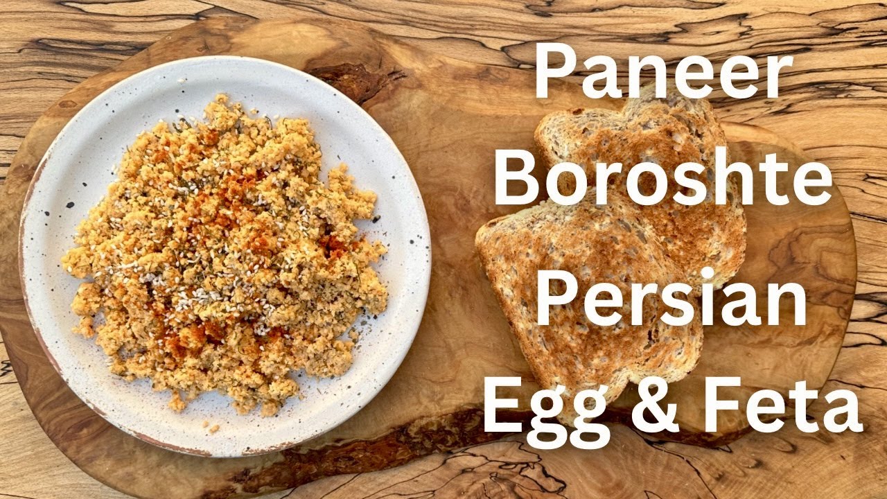 Paneer Boroshteh - Persian Egg and Feta - YouTube