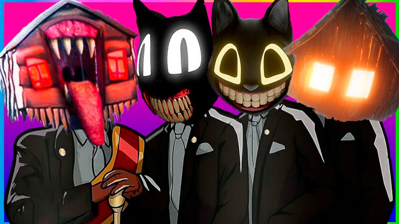 House Head.EXE & Cartoon Monkey.EXE - Coffin Dance Meme Song - YouTube