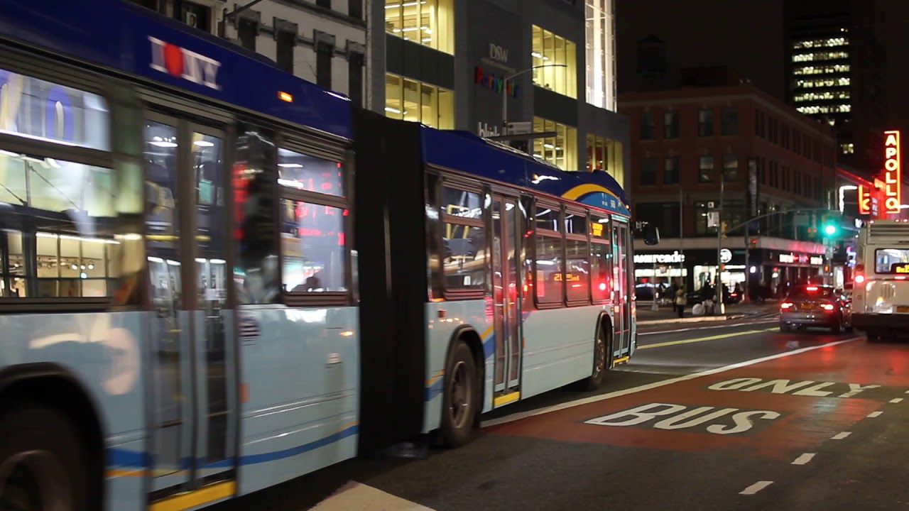 MTA NYC Bus # 5458 on the M60 +SBS+ - YouTube