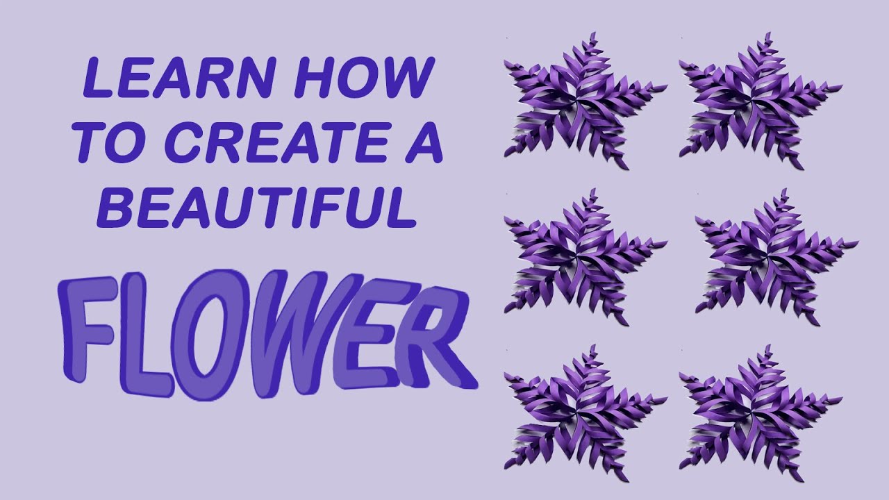 How to make a beautiful Paper flower in one minute - YouTube