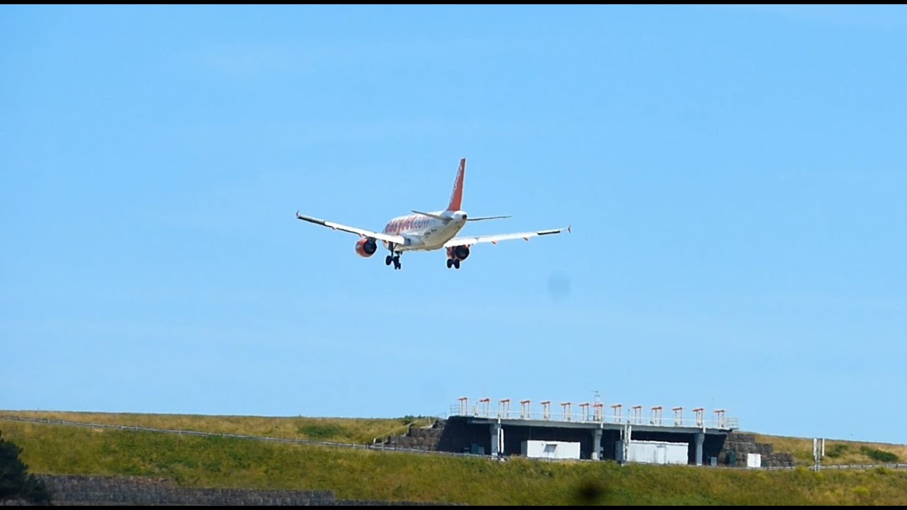 Jersey Airport Aircraft Landings and Take Offs - YouTube