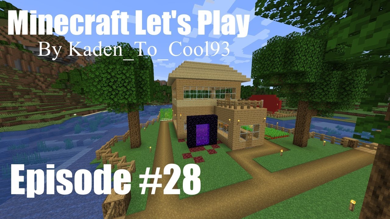 Minecraft Let's Play #28 | Still working on the base - YouTube