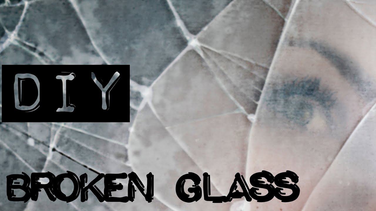 DIY PHOTO PROP FOR SELF PORTRAITS | Broken Glass - YouTube