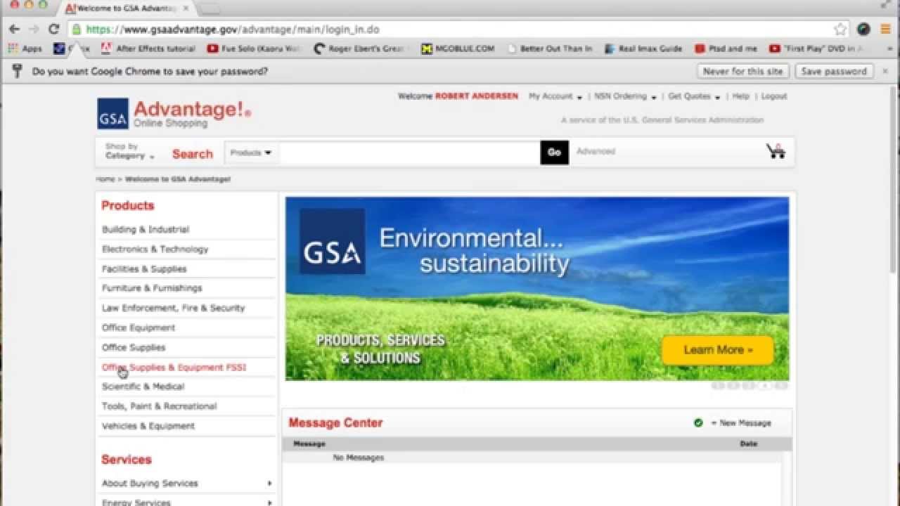 Federal Strategic Sourcing Initiative (FSSI) OS3 GSA Advantage Tutorial ...
