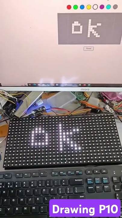 IoT P10 Led Module Drawing and Paint Board use Nodemcu Esp8266 Web Server| M42 TECH - YouTube