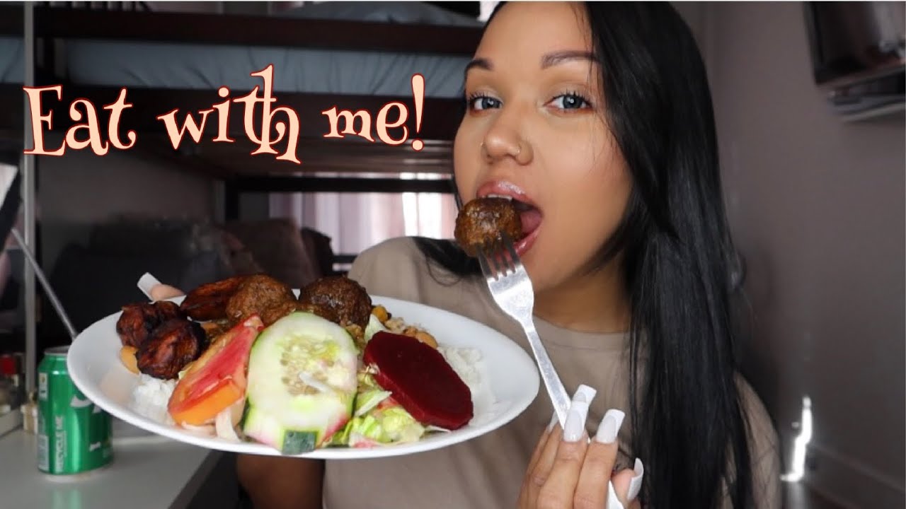 Eat With Me Spanish Food Rice Beans Meatballs YouTube eat-with-me-spanish-food-rice-beans-meatballs-youtube