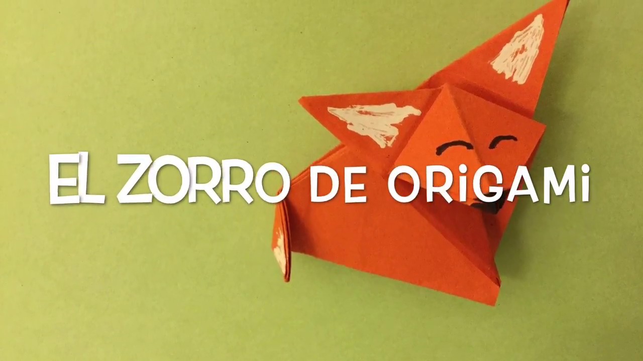 Como Hacer Un Zorro De Origami 🦊 - YouTube
